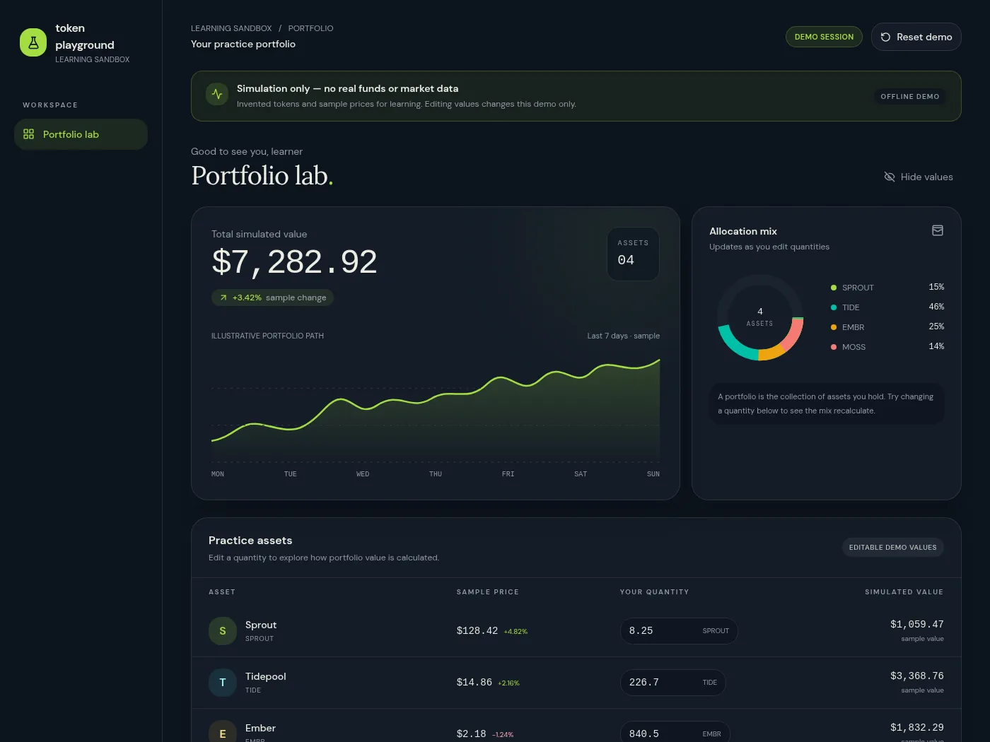 Larp Wallet Simulator