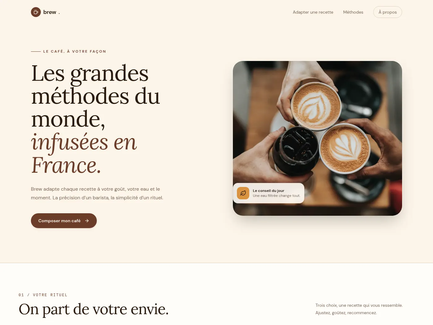 French Brew Coffee App