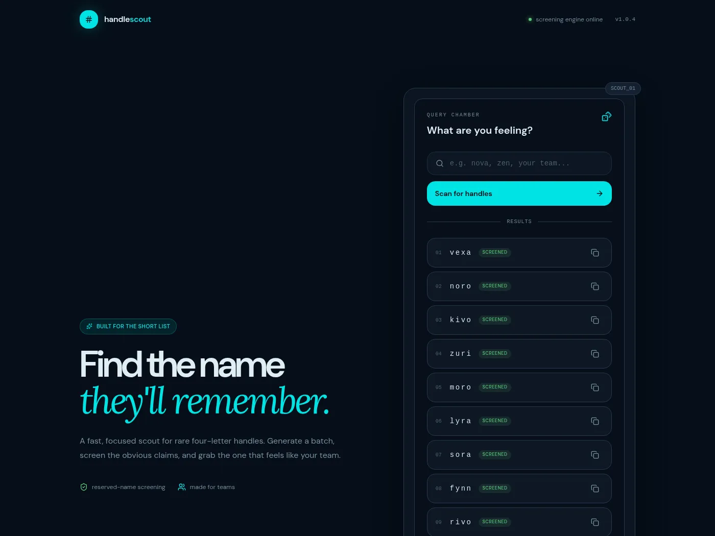 Discord Handle Finder