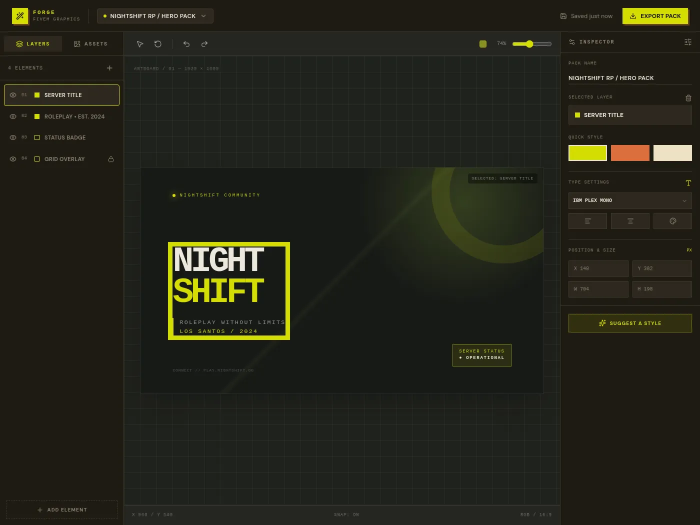 FiveM Graphics Maker