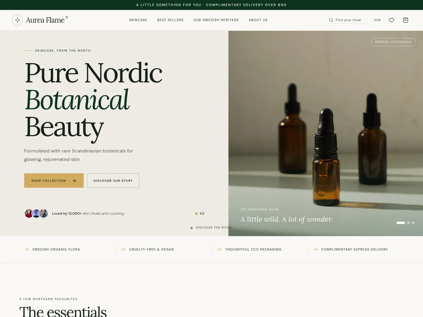 Aurea Flame E-Commerce