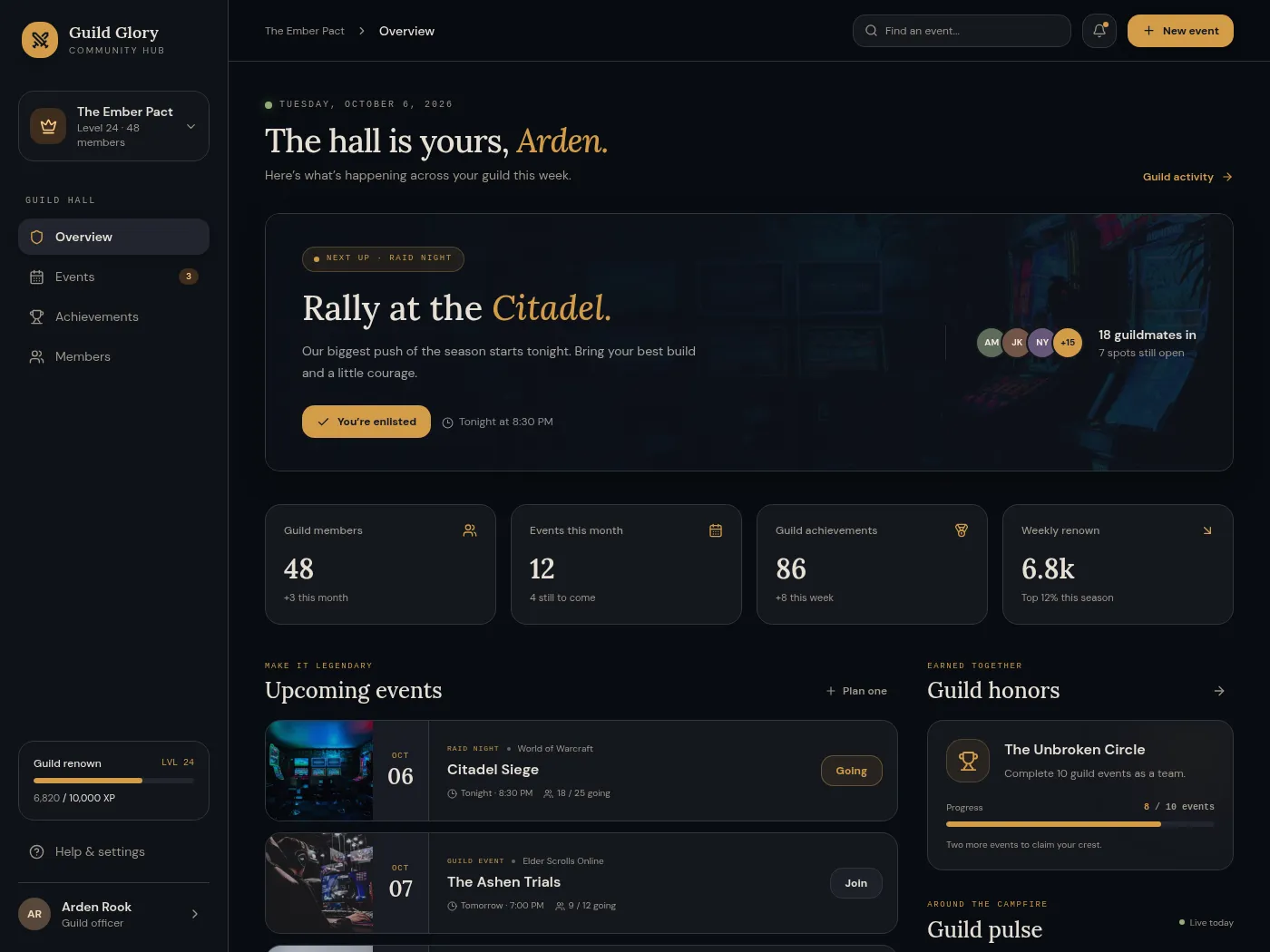 Guild Glory Bot