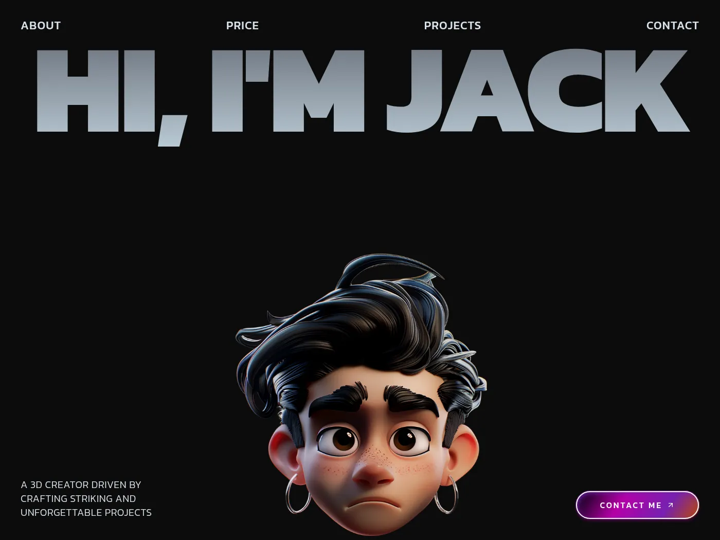 Jack 3D Creator Portfolio