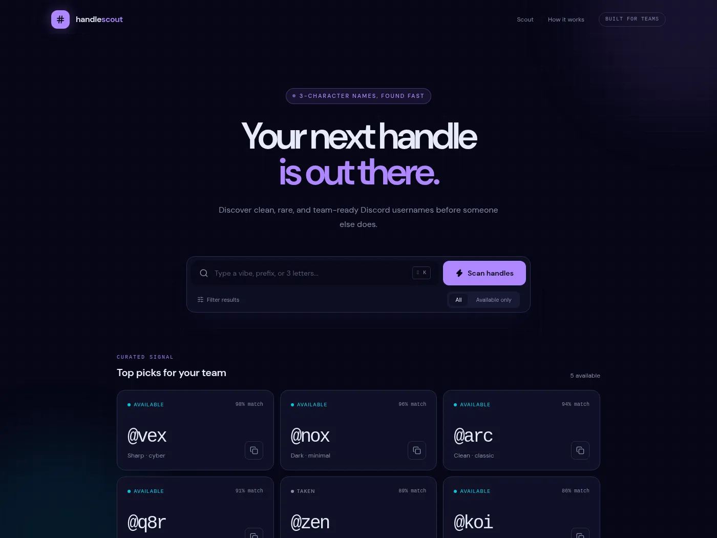 Discord Name Finder