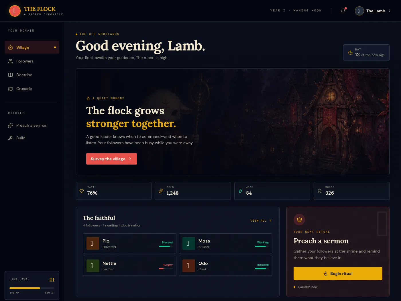 Cult of the Lamb Clone