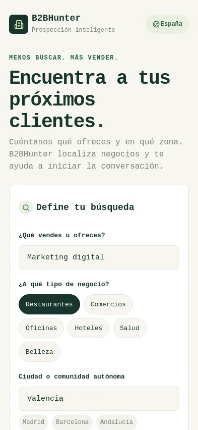 B2BHunter Client Finder