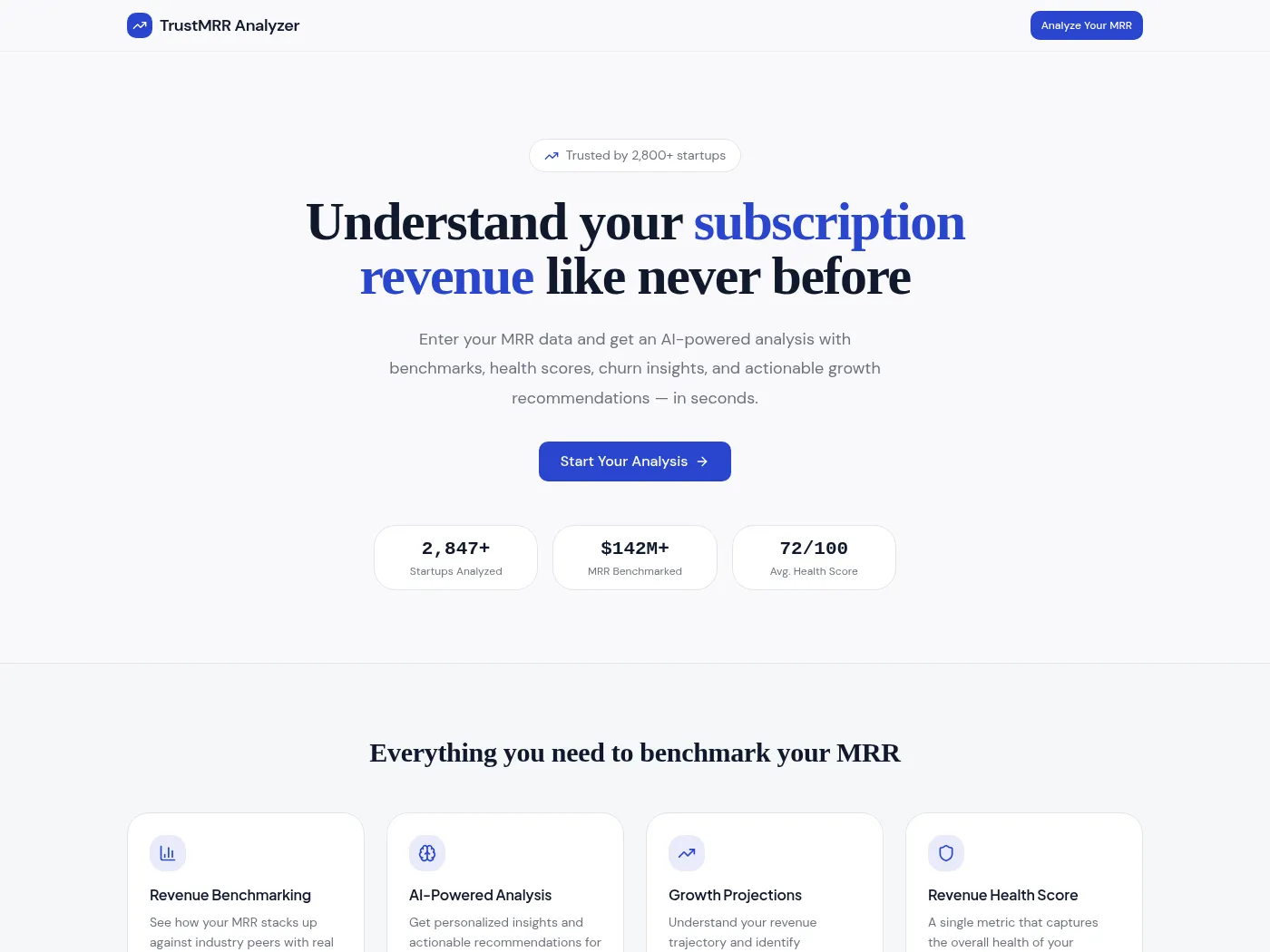 TrustMRR Analyzer