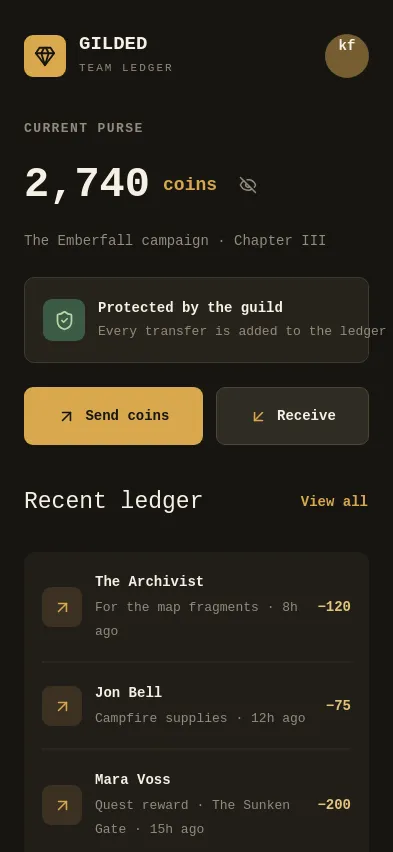 LARP Wallet App