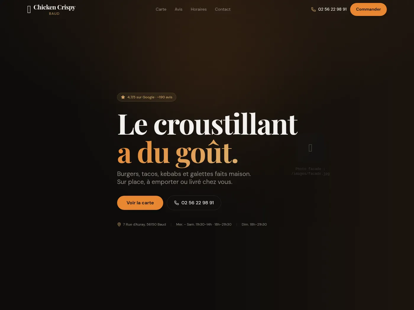 Chicken Crispy Baud Site