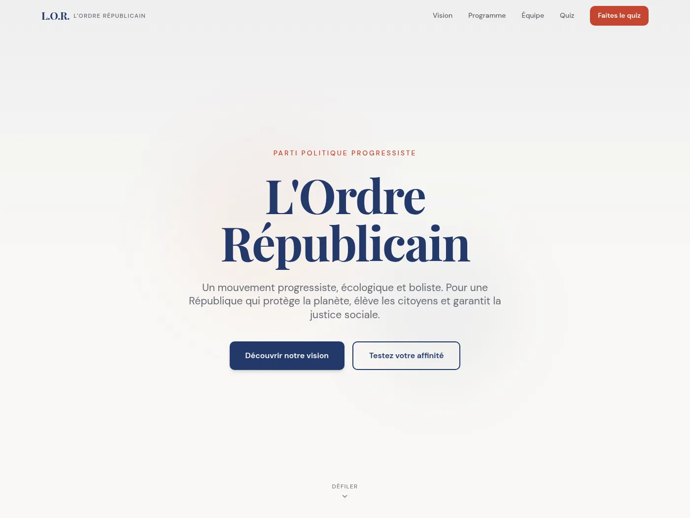 L'Ordre Républicain Web