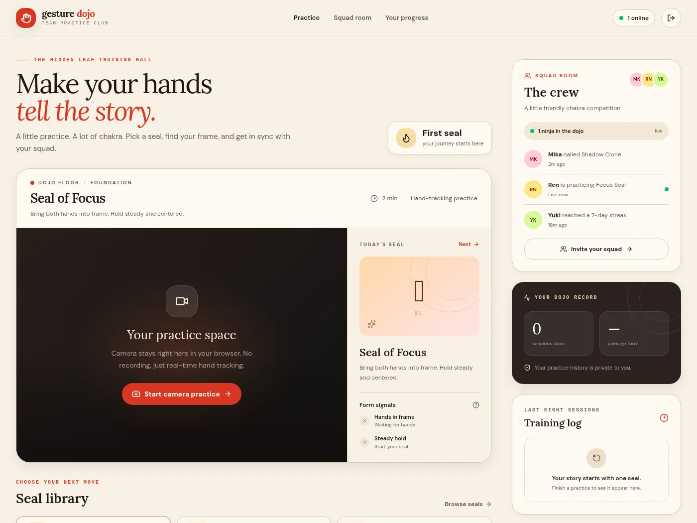 Anime Gesture Tracker