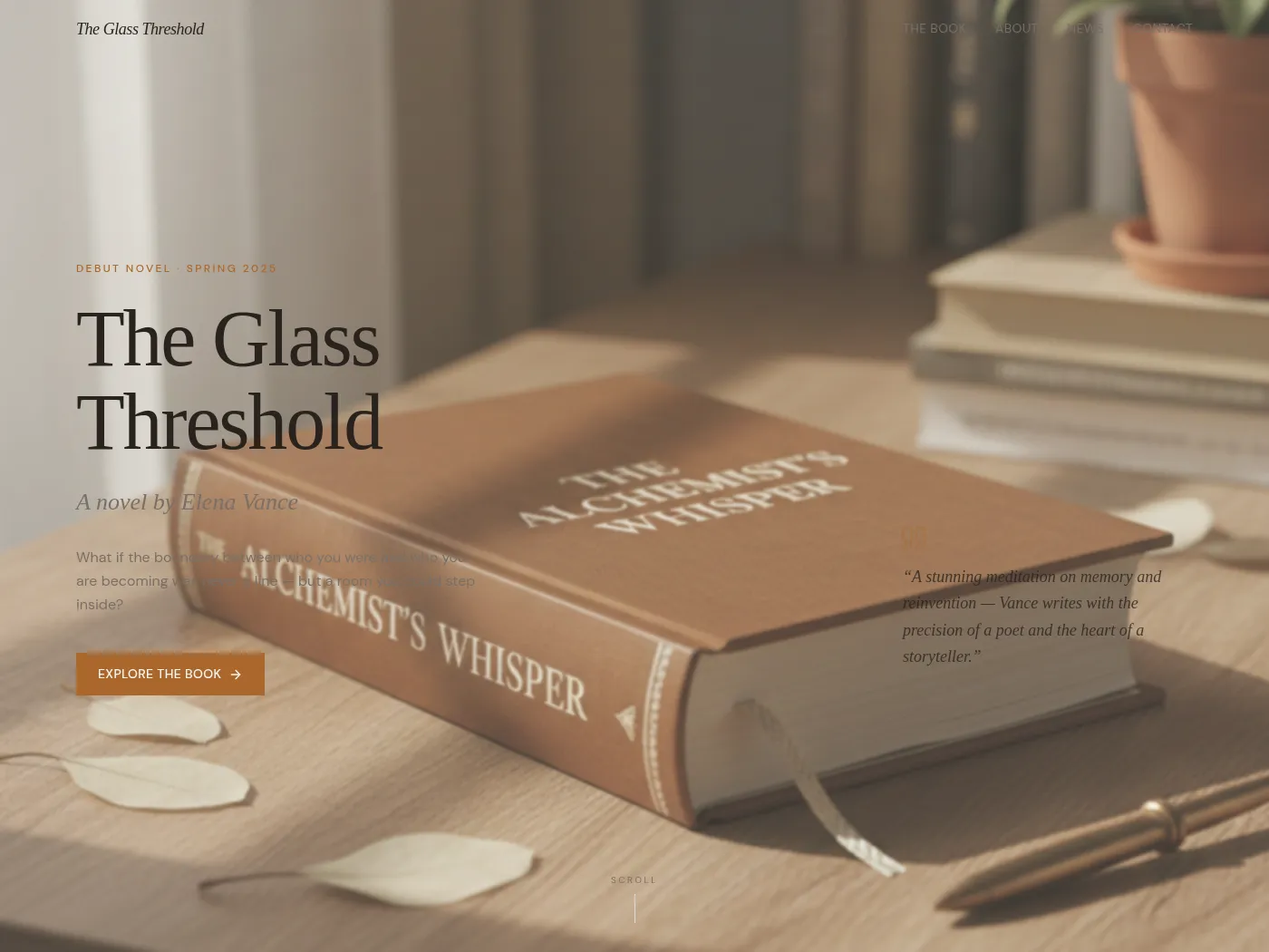 Debut Novel Magazine Site