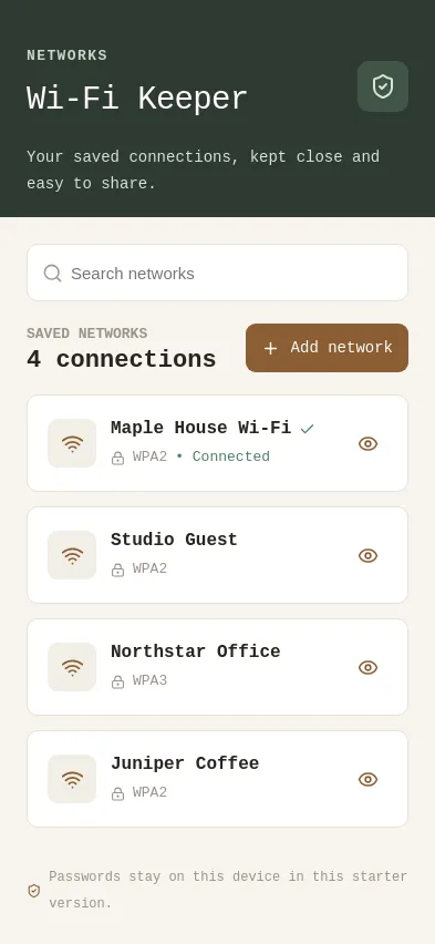 Wifi Password Viewer