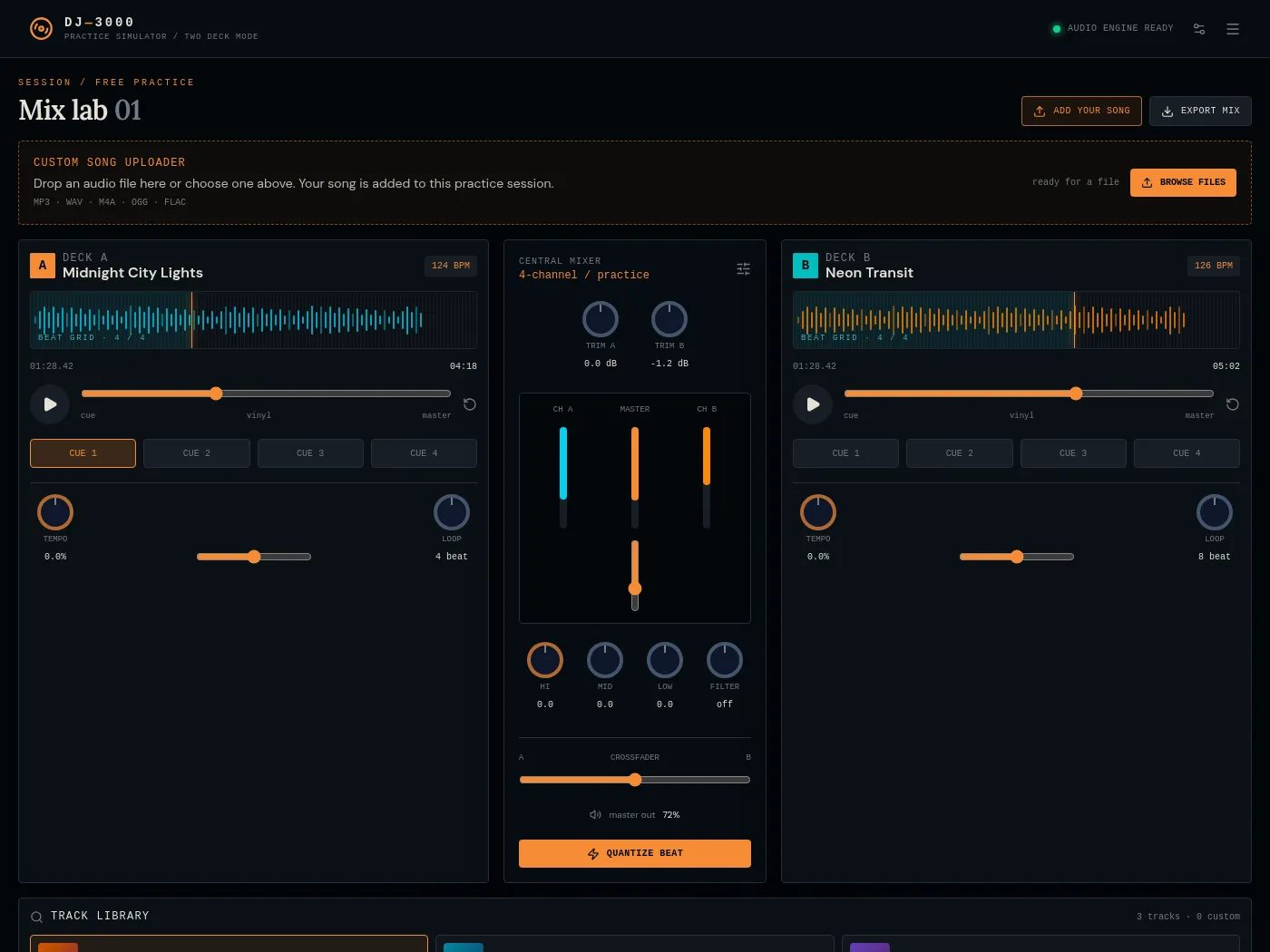 Pioneer DJ 3000 Simulator