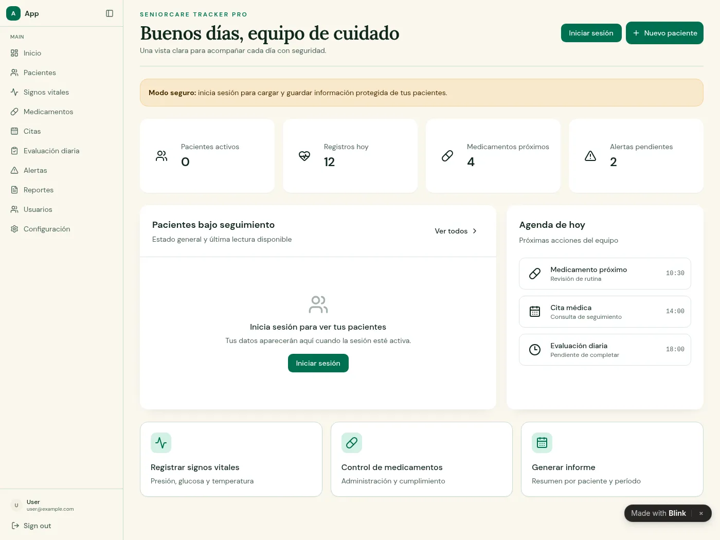 SeniorCare Tracker Pro