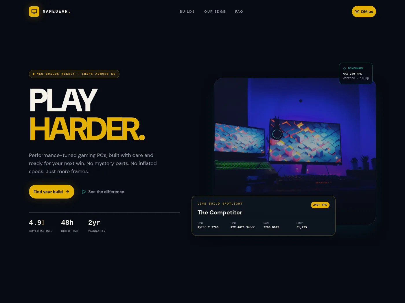 GameGear Storefront