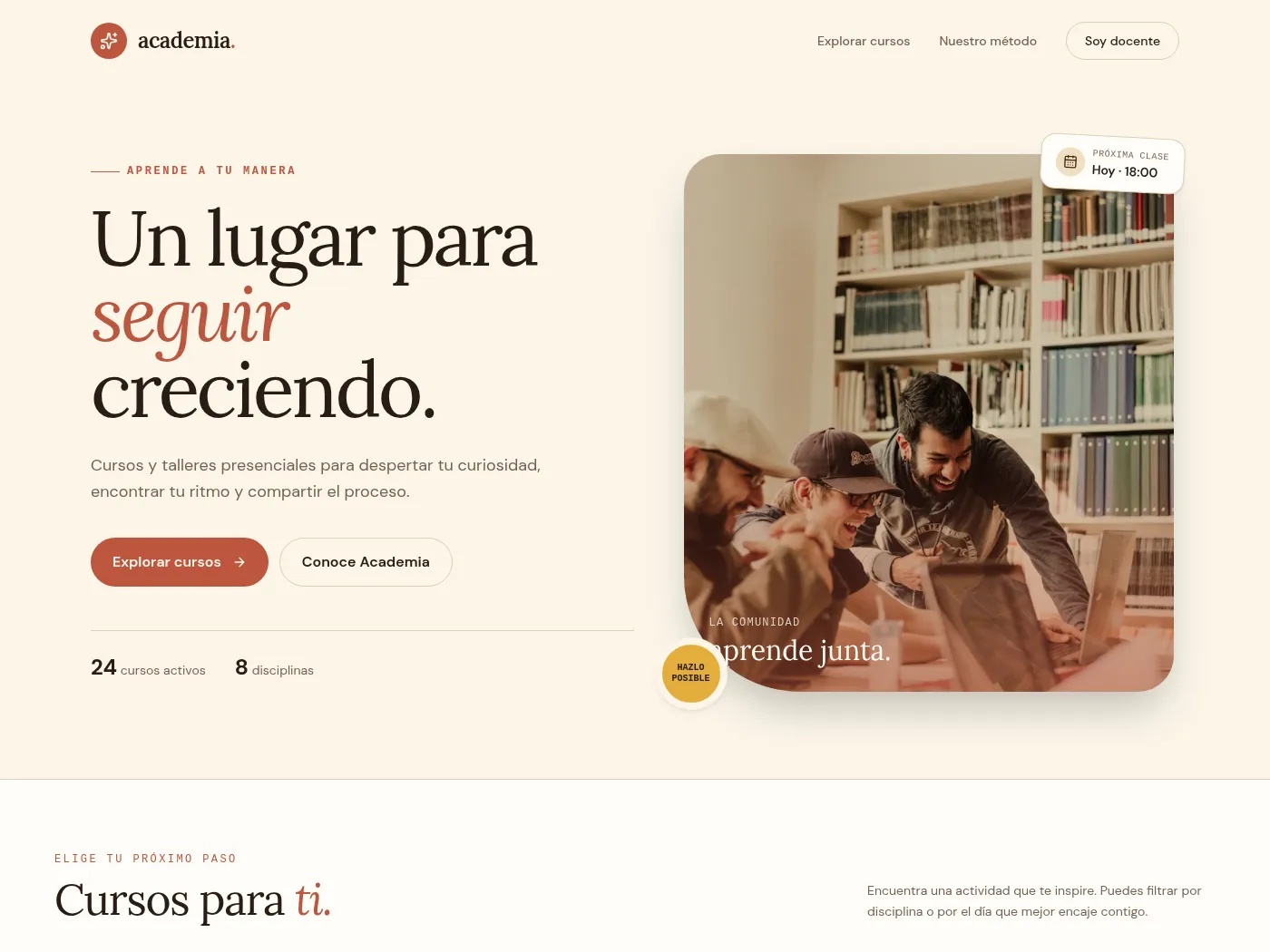 Academia Course Portal
