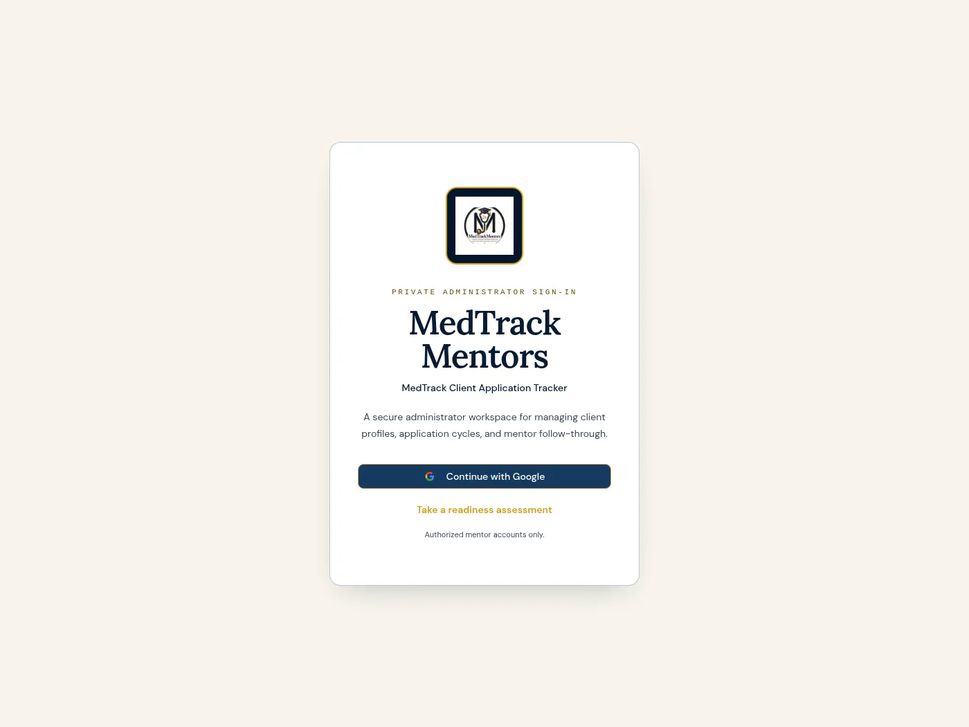 MedTrack Admin Portal