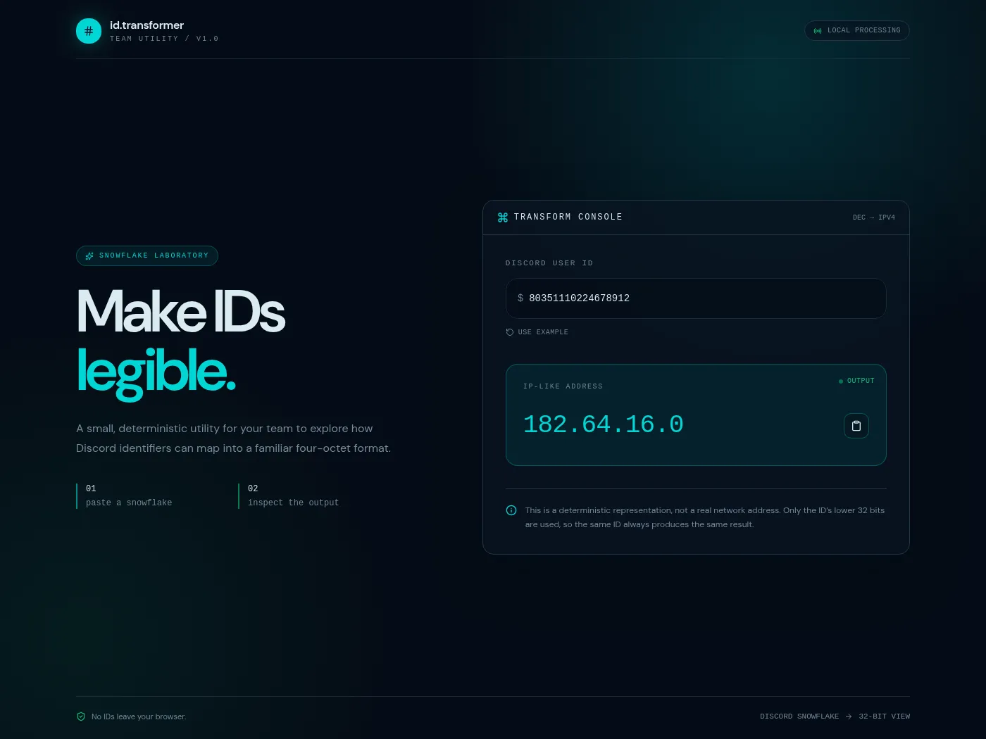 Discord ID Transformer
