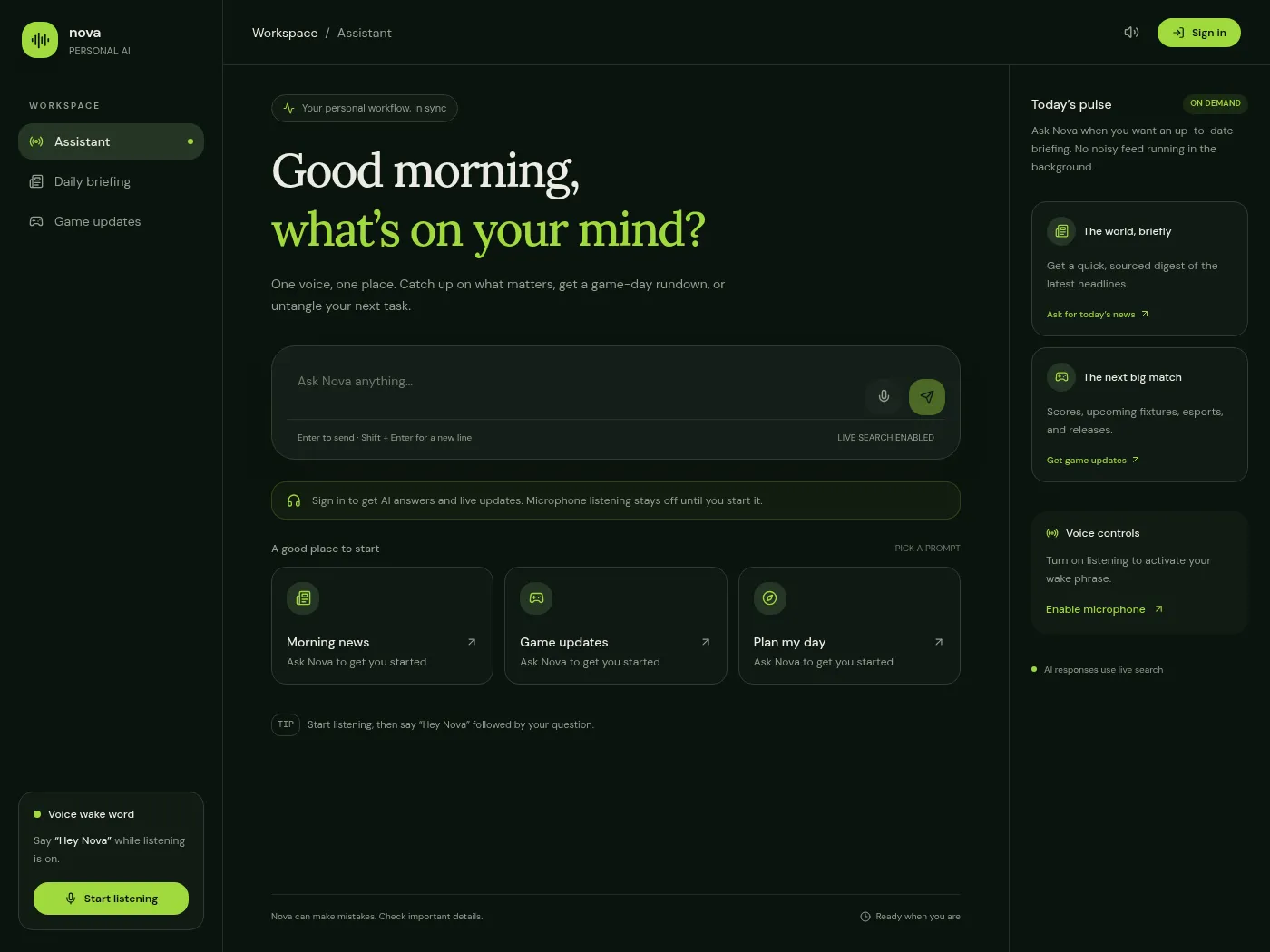 AI Workflow Agent