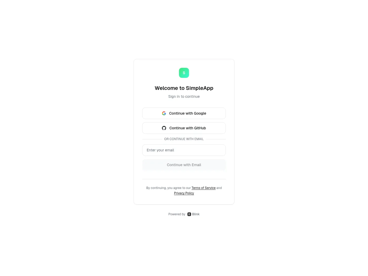 SimpleApp