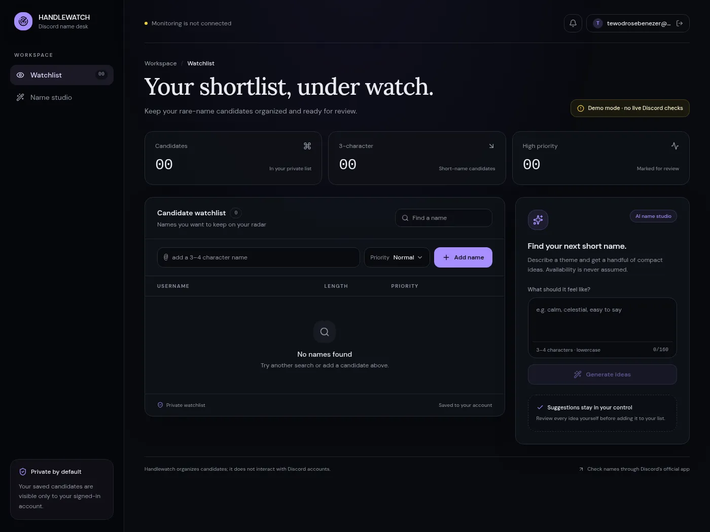 Discord Name Sniper