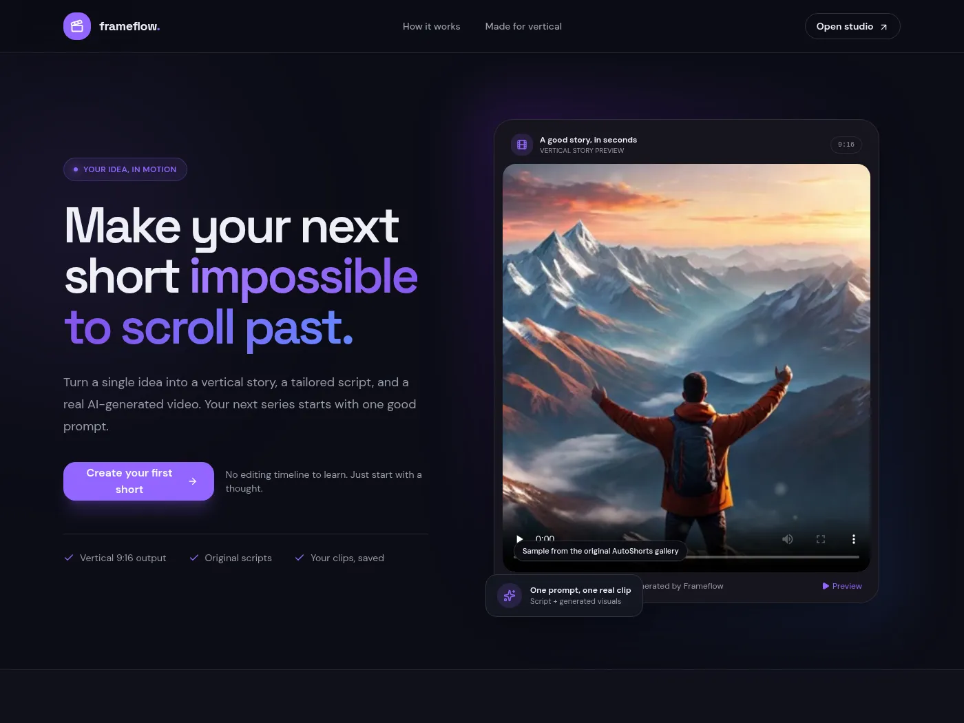 AutoShorts AI Redesign