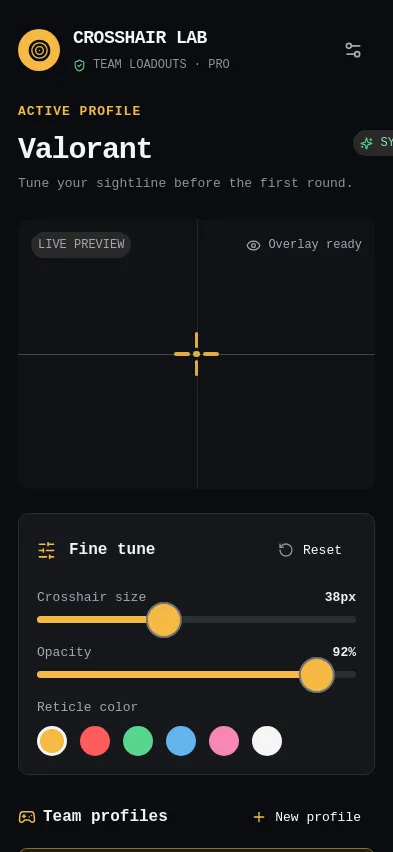 Crosshair Overlay Pro