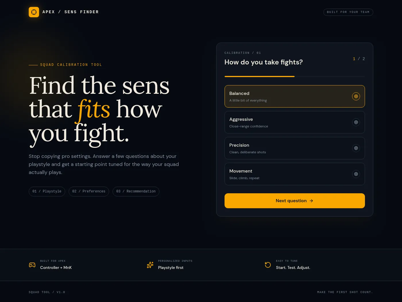 Apex Sens Finder