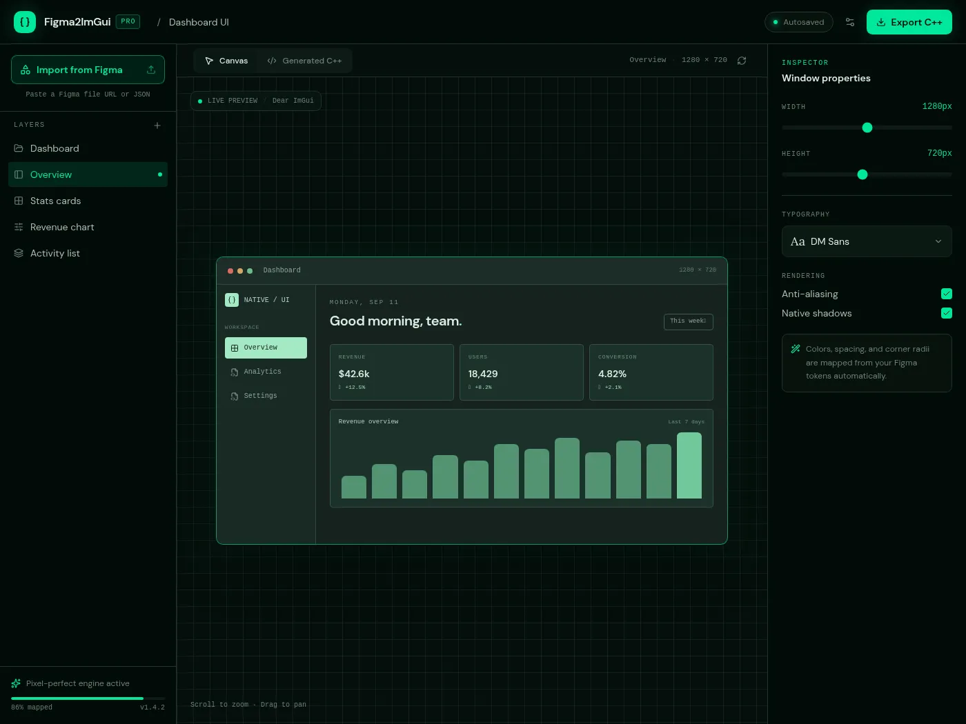 Figma2ImGui Pro