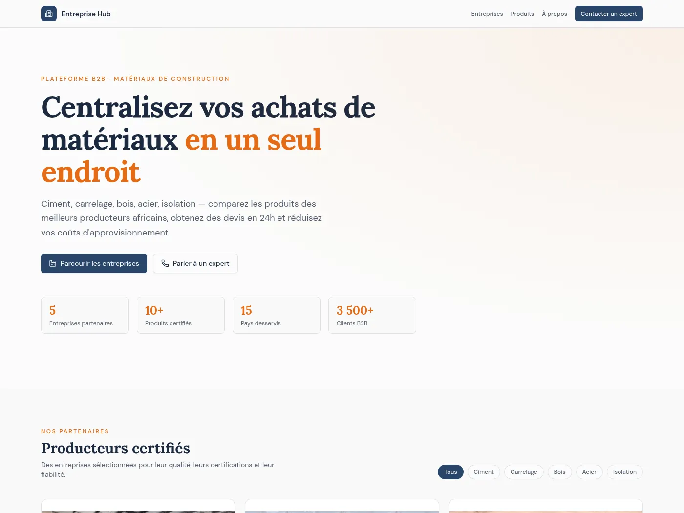 Entreprise Hub
