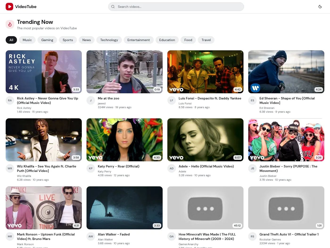 VideoTube Stream