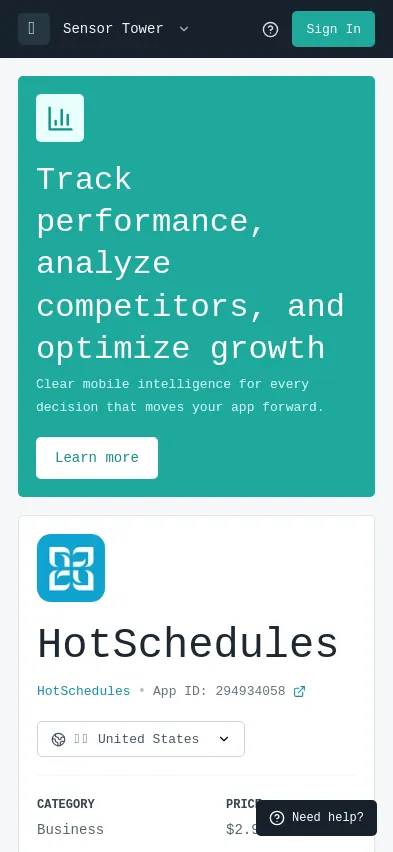 App Analytics Dashboard
