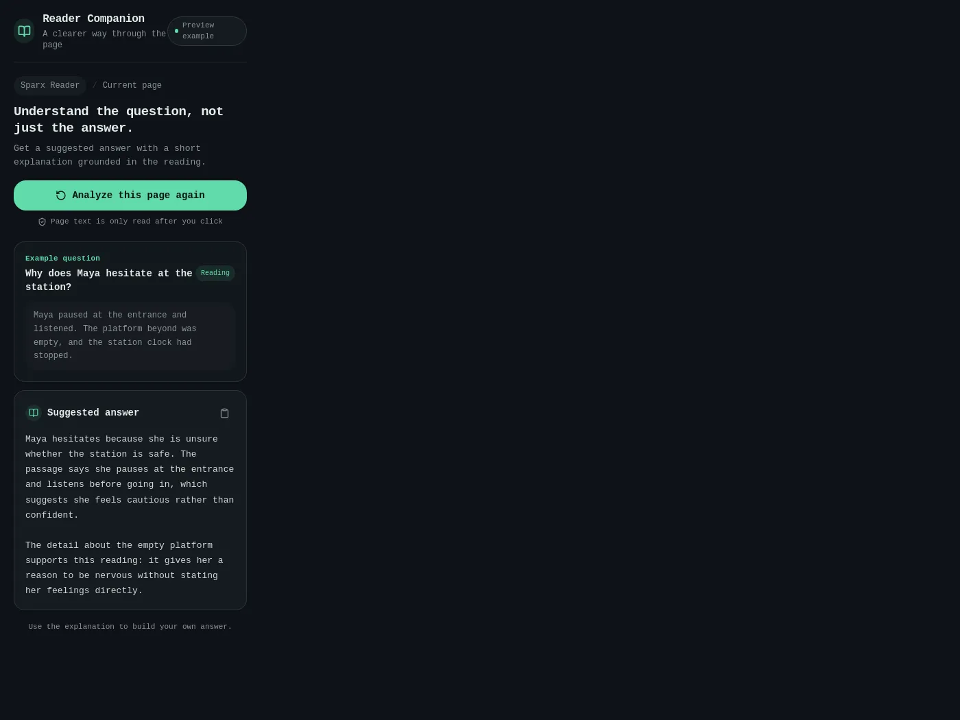 Sparx AI Study Helper