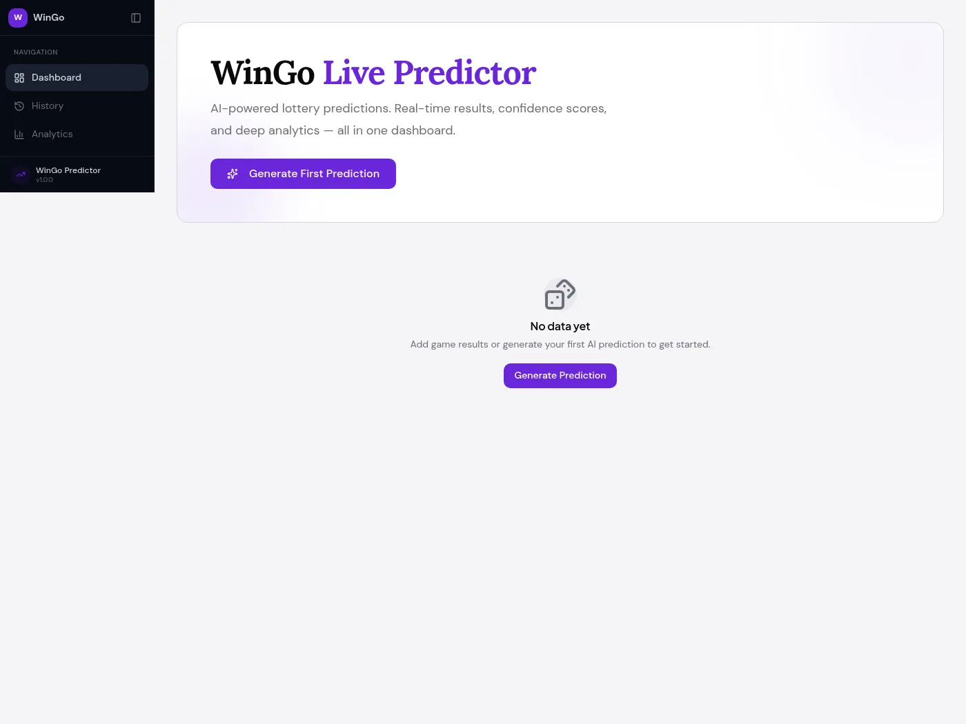 WinGo Live Predictor