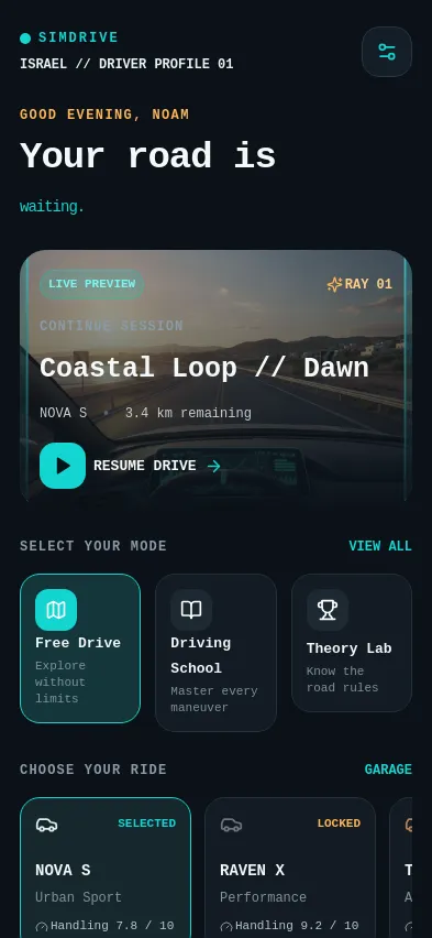 SimDrive Israel Mobile