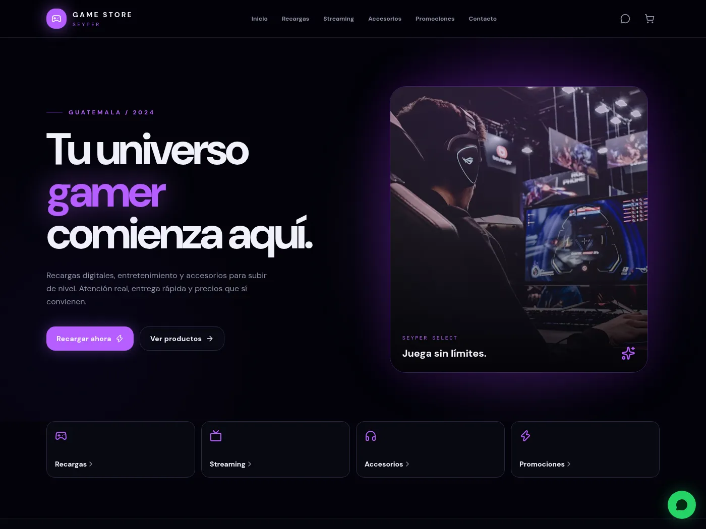 Seyper Game Store Web
