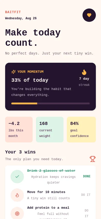 BaitFit Tracker