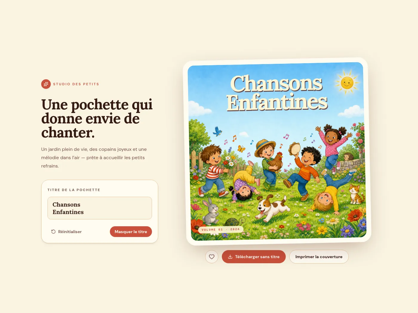 Chansons Enfantines Cover