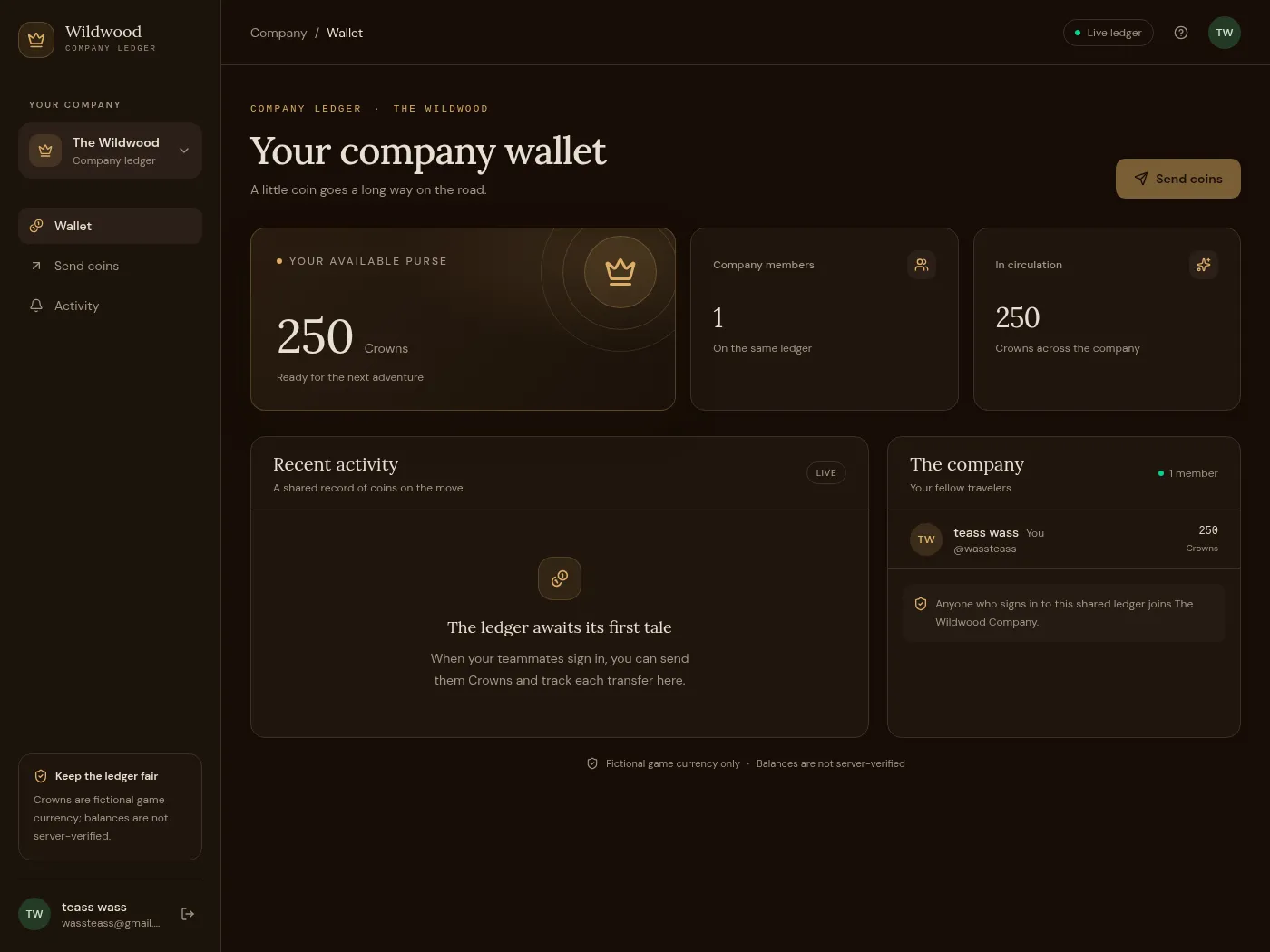 LARP Wallet Exchange