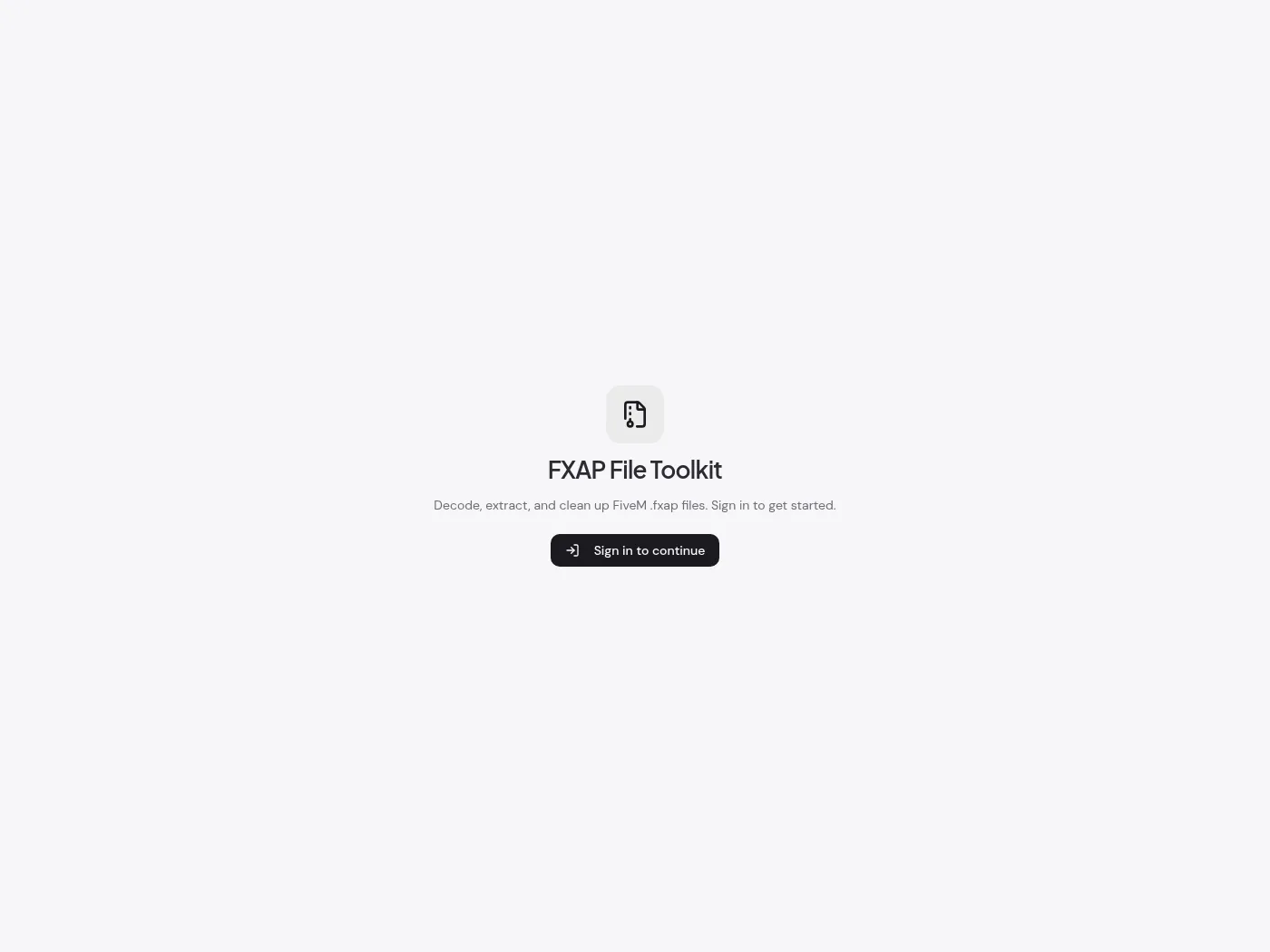 FXAP File Toolkit