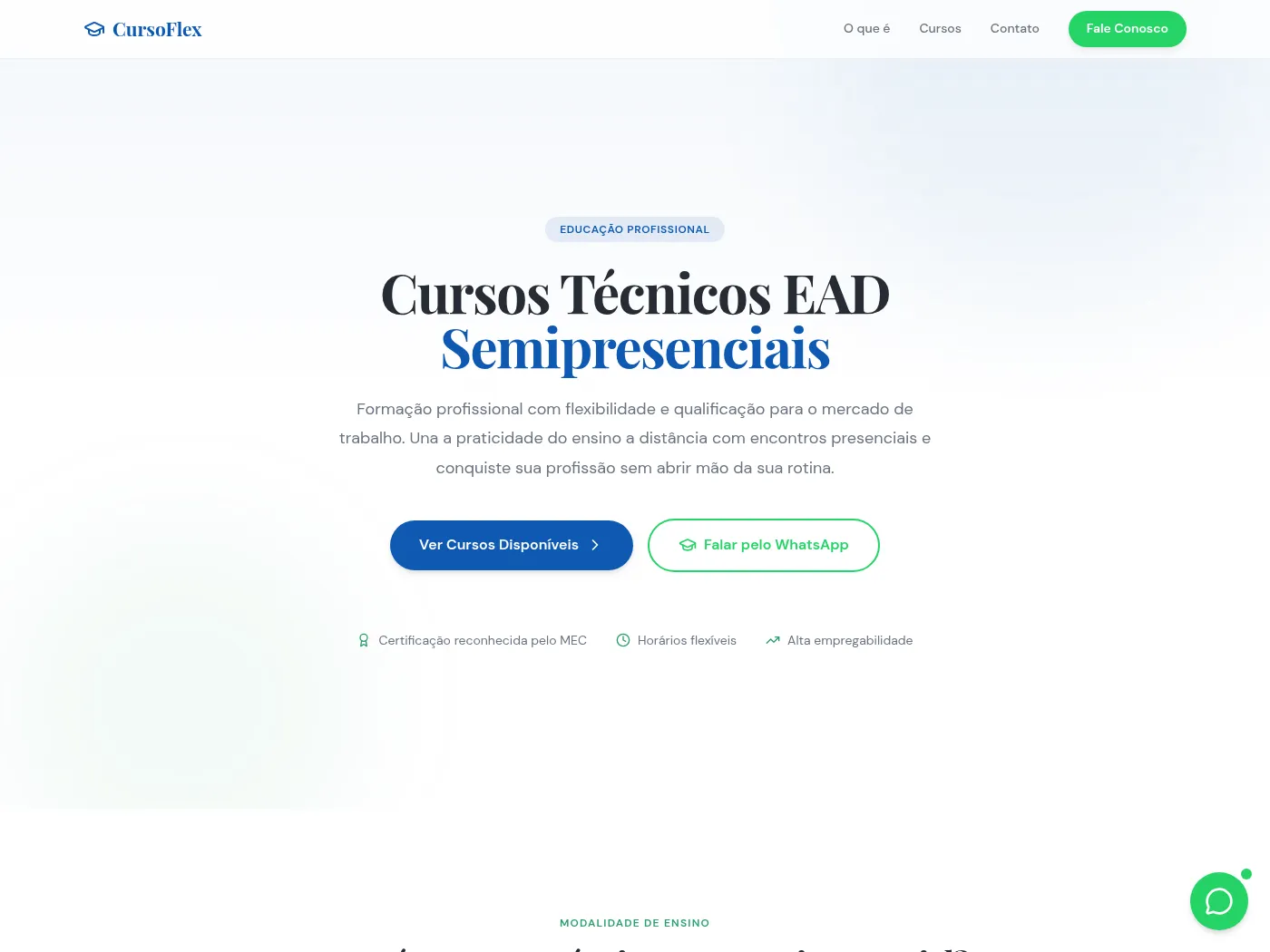 CursoFlex EAD Semipresencial