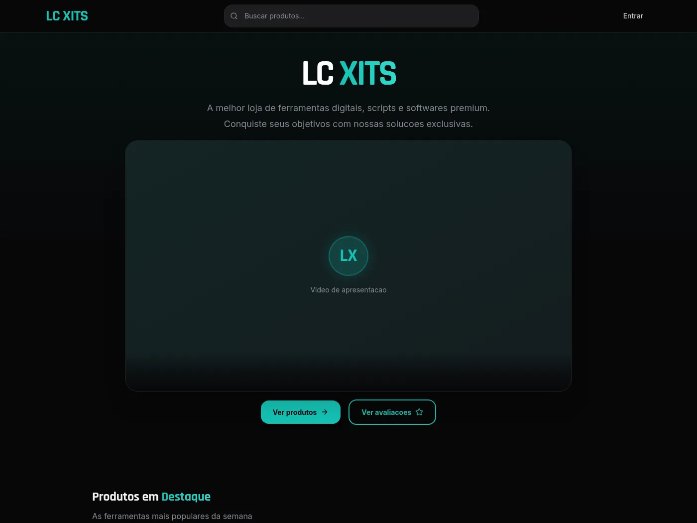 LC Xits Landing Page