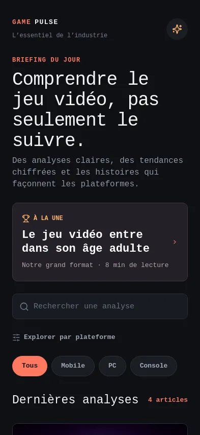 GamePulse Insights