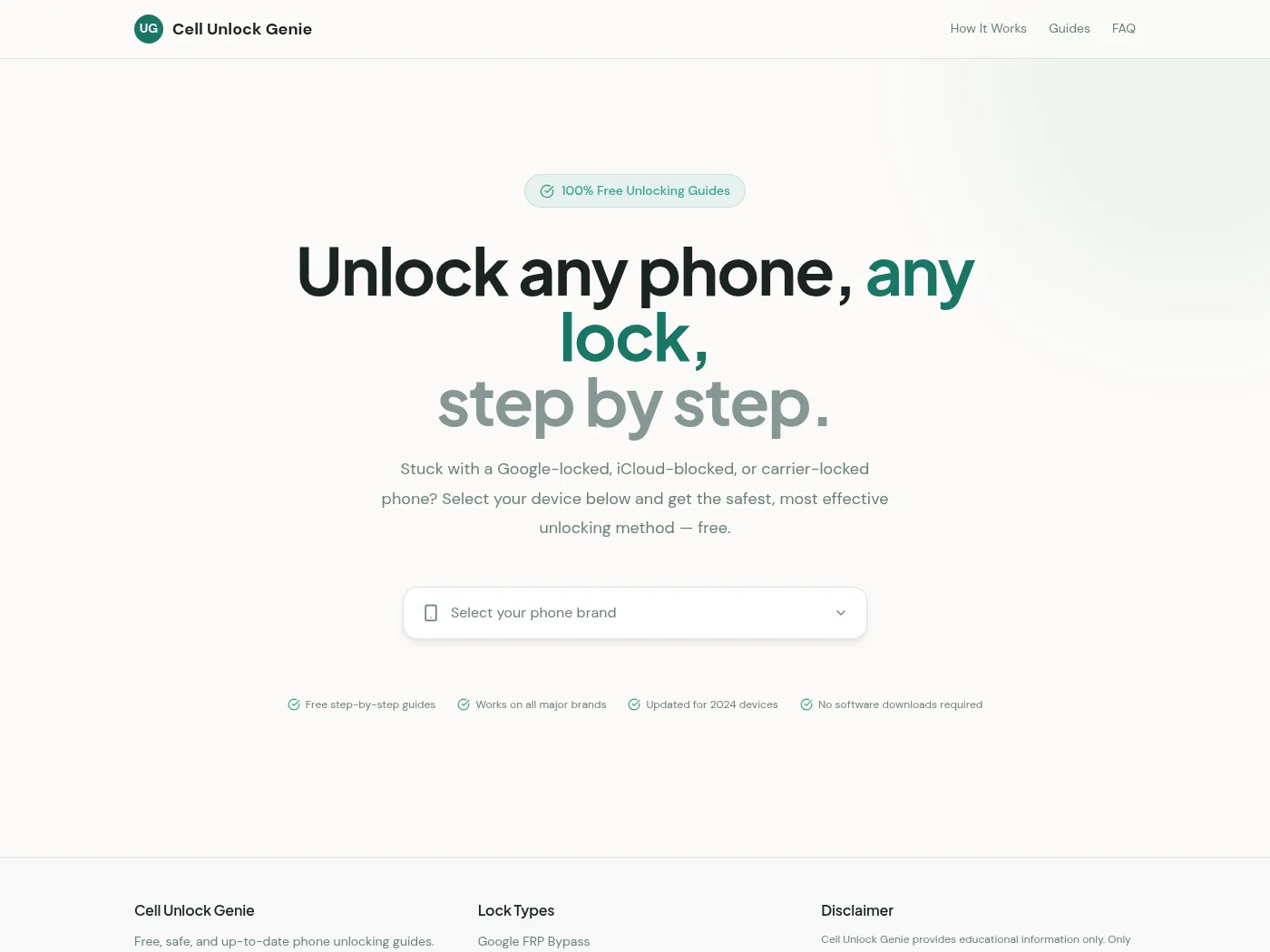 Cell Unlock Genie