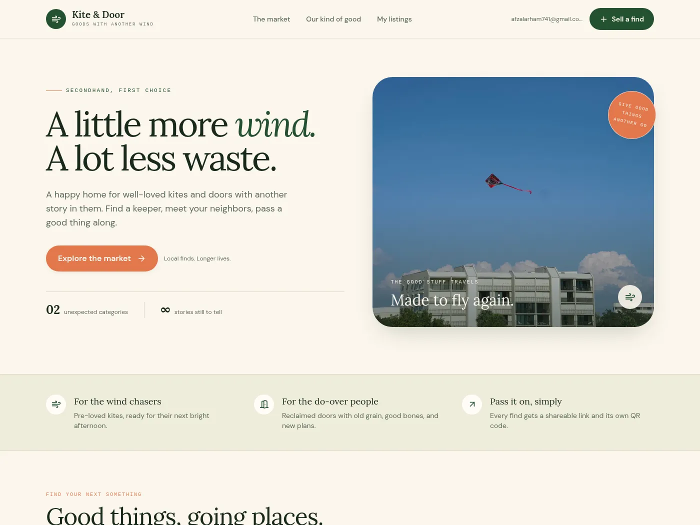 Kite & Door Marketplace