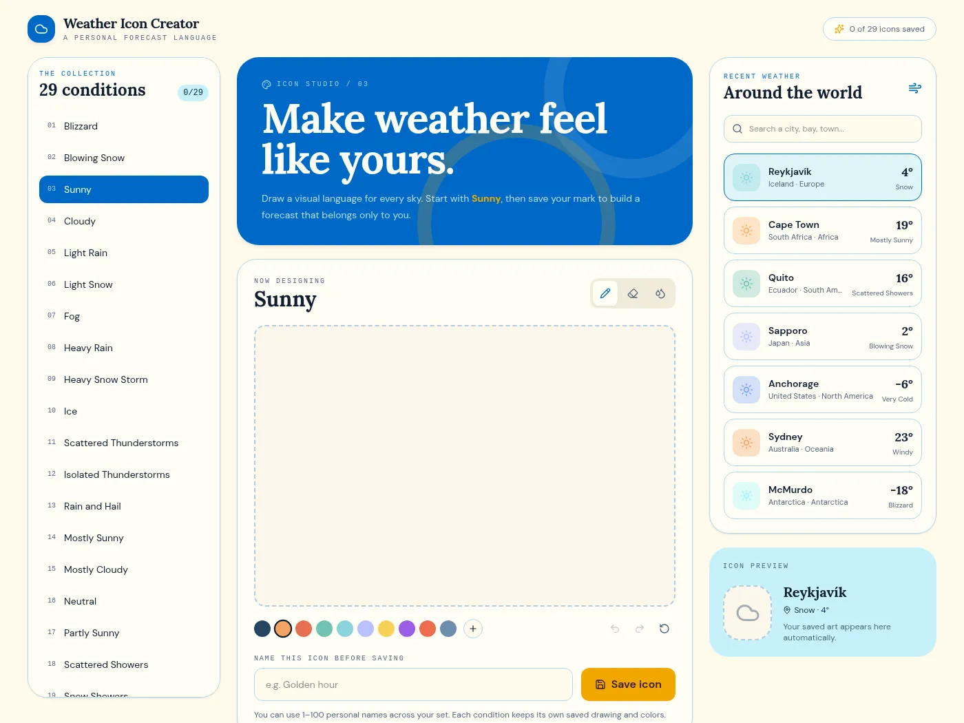 Weather Icon Creator