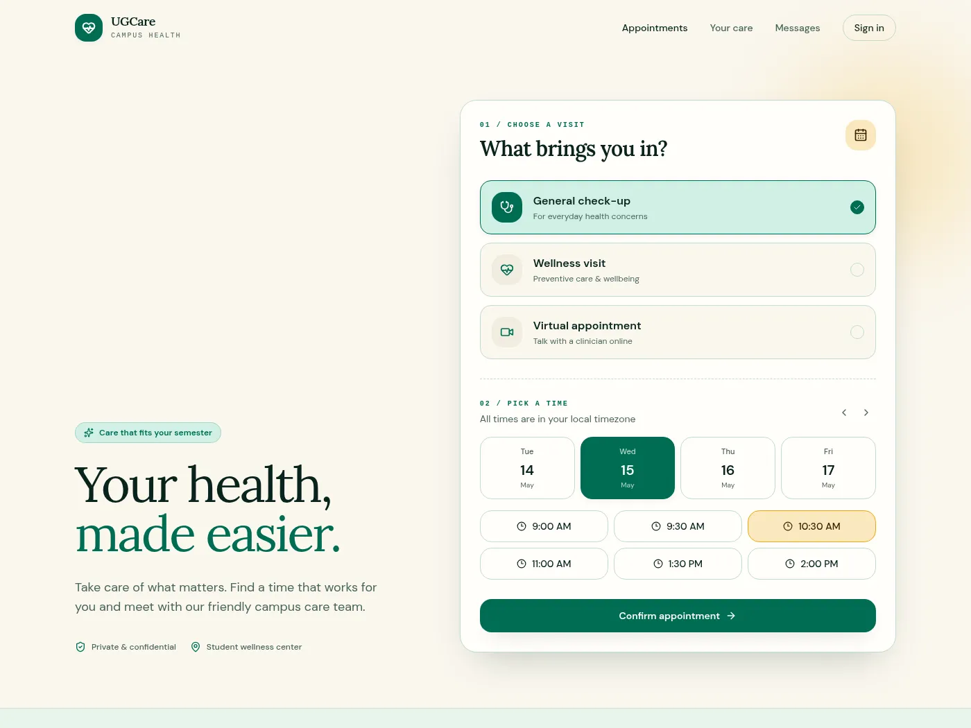 Student Clinic Portal