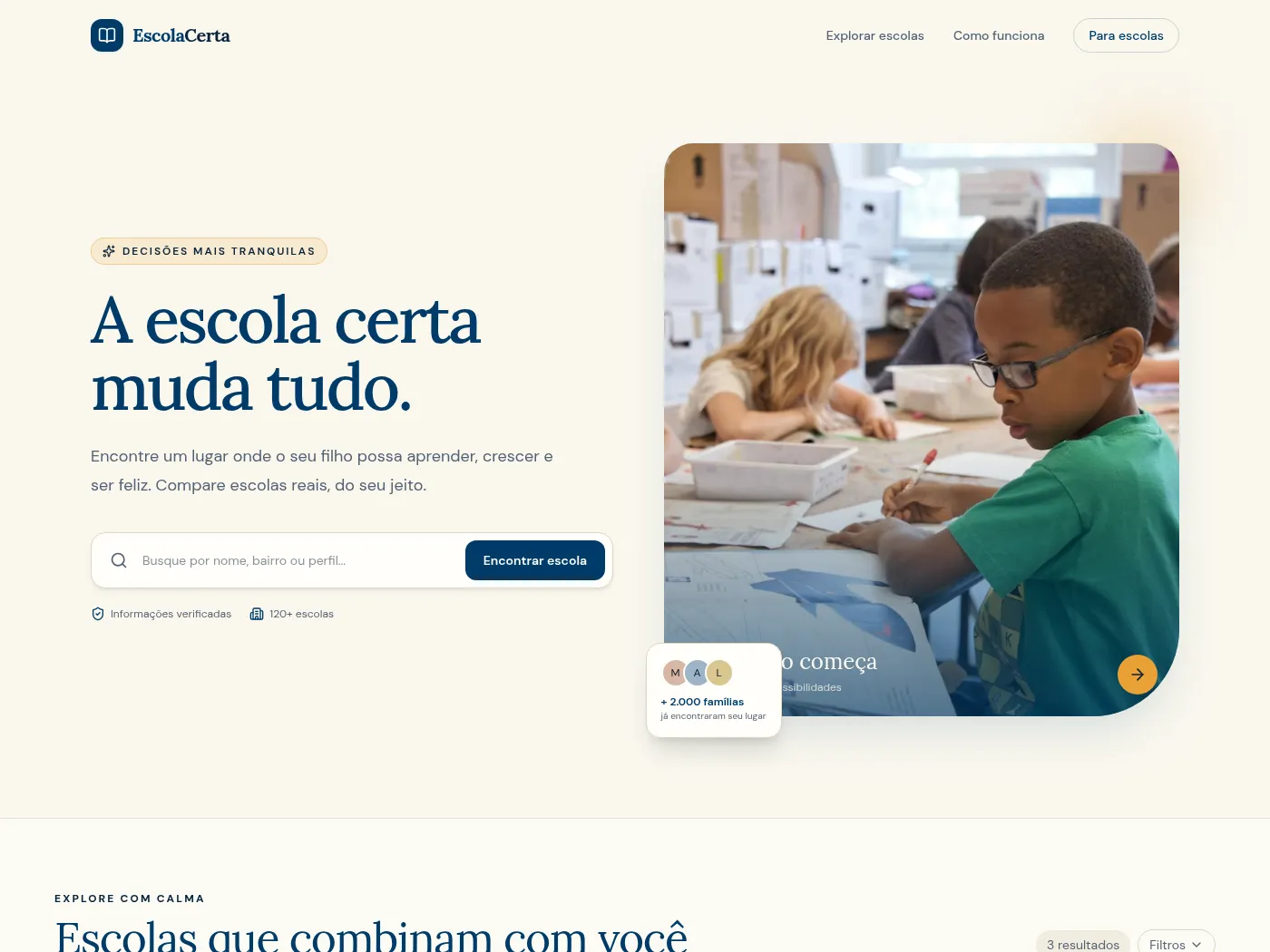 SchoolFinder Web Portal