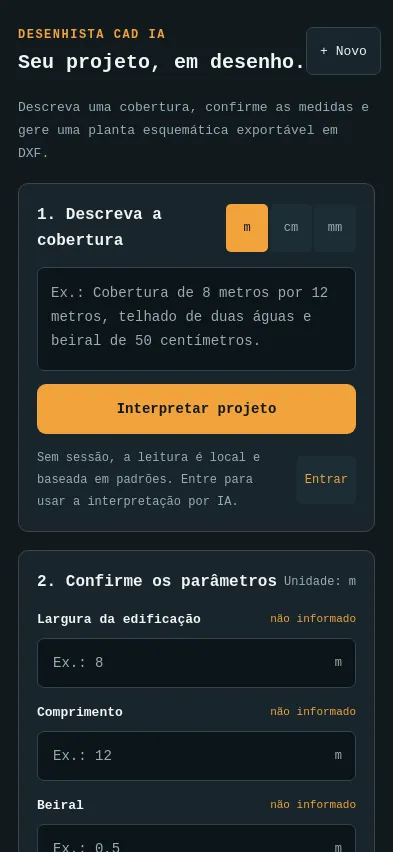 Desenhista CAD IA Mobile
